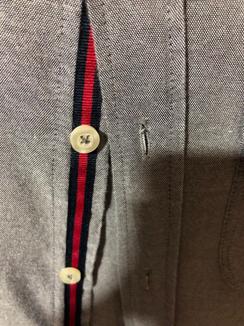 Vol.ta Grey Shirt, Men's Fashion, Tops & Sets, Formal Shirts on Carousell