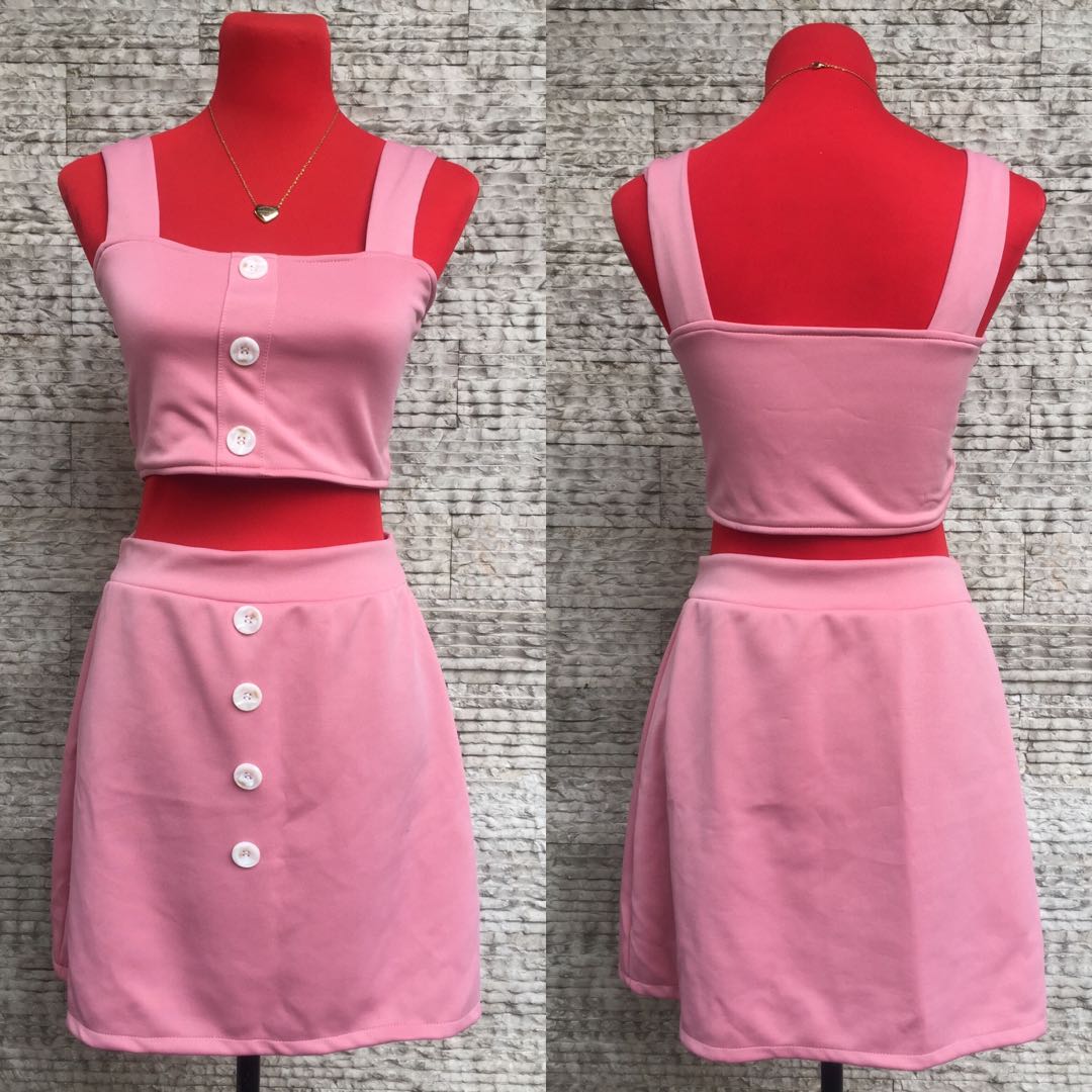 Zara inspired pink coordinates, Women's Fashion, Dresses & Sets, Sets ...