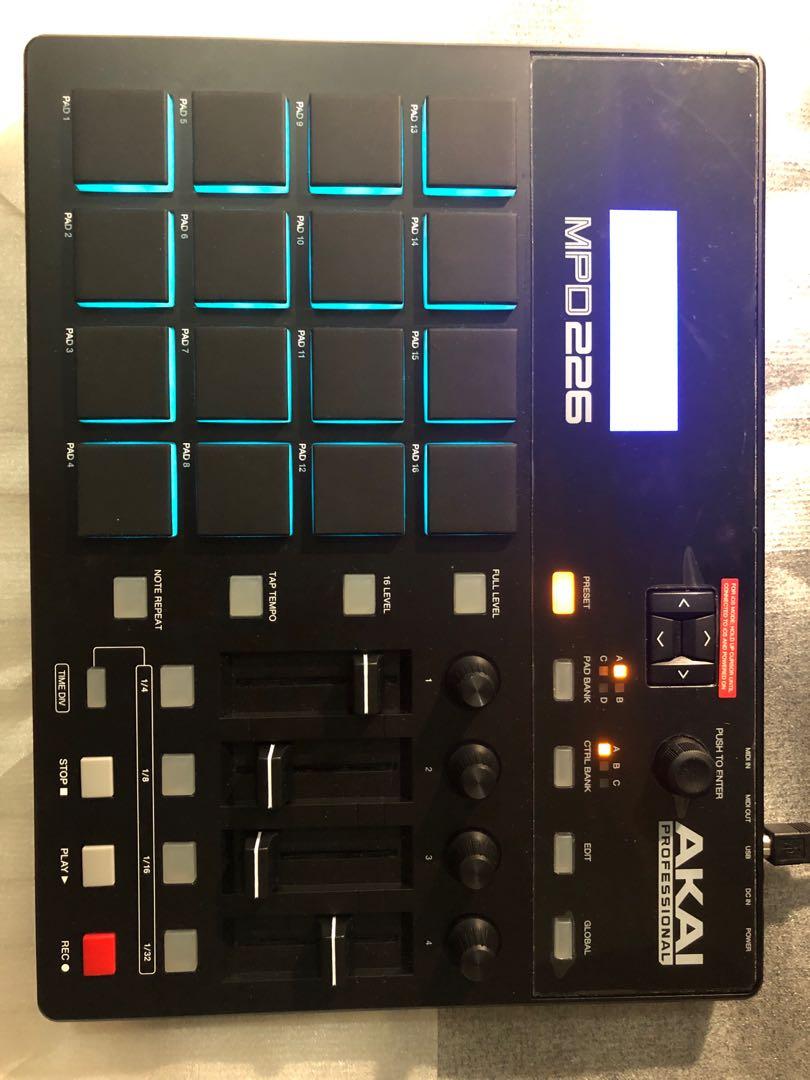 AKAI MPD226 pad controller, Hobbies & Toys, Music & Media, Musical ...