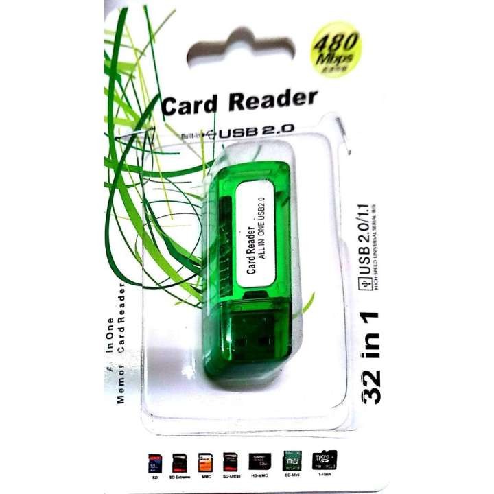 All in 1 USB 2.0 Multi Memory Card Reader Micro SD SDHC TF M2 MMC MS ...