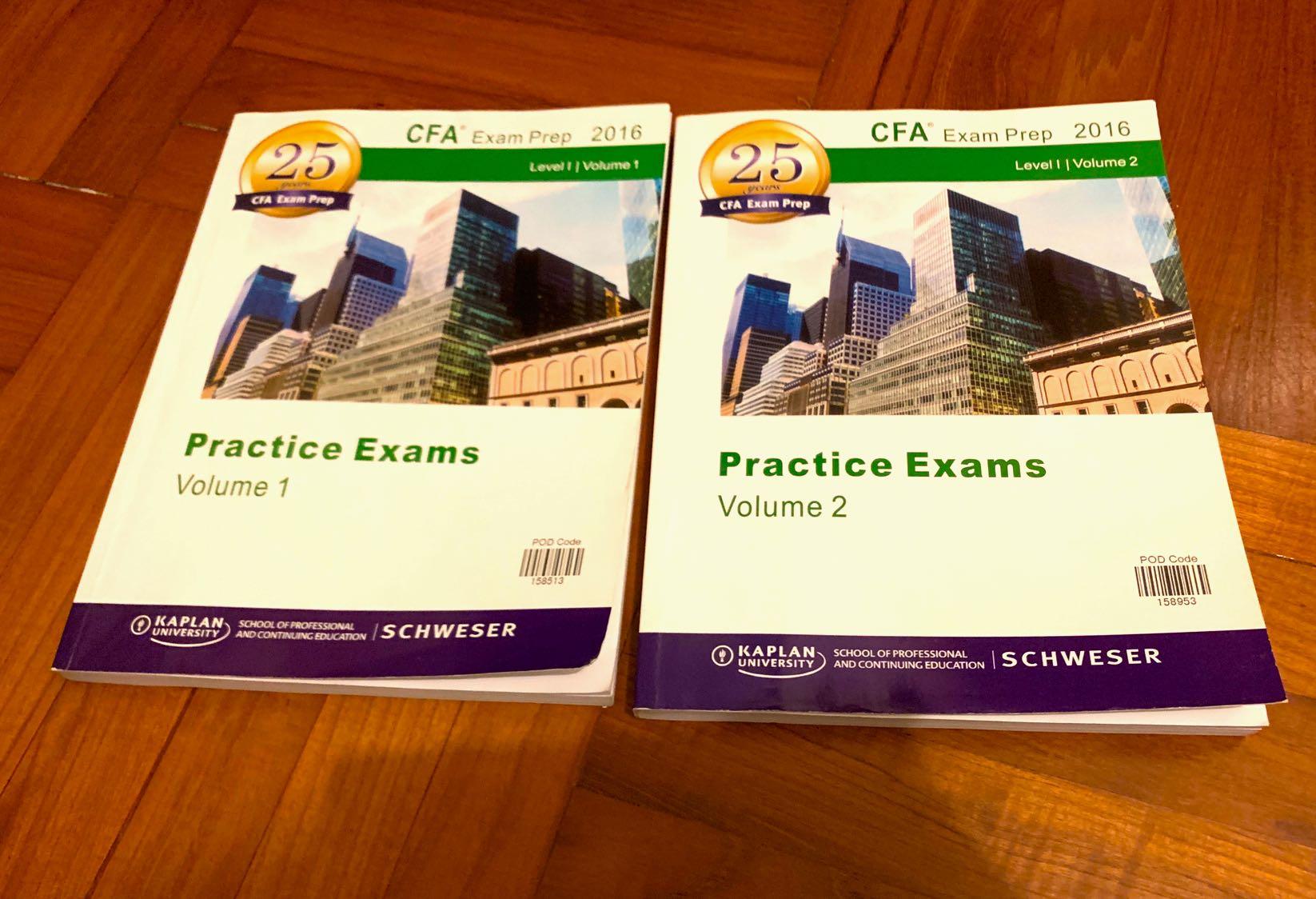 CFA level 1 exam prep 2016 vol. 1-5 + practice exams, 興趣及遊戲, 書本 & 文具 ...