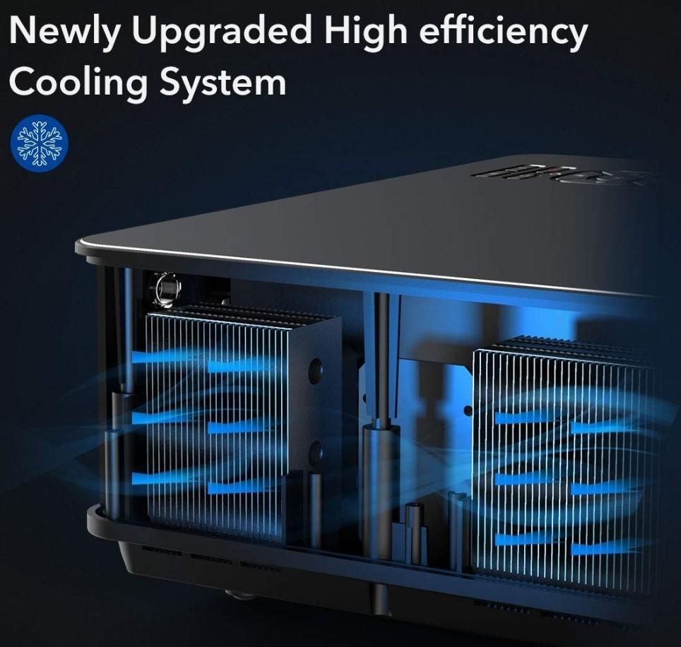 ExquizOn M5 Video Projector HD 4000 Lumens LED Projector 200" LCD Home ...