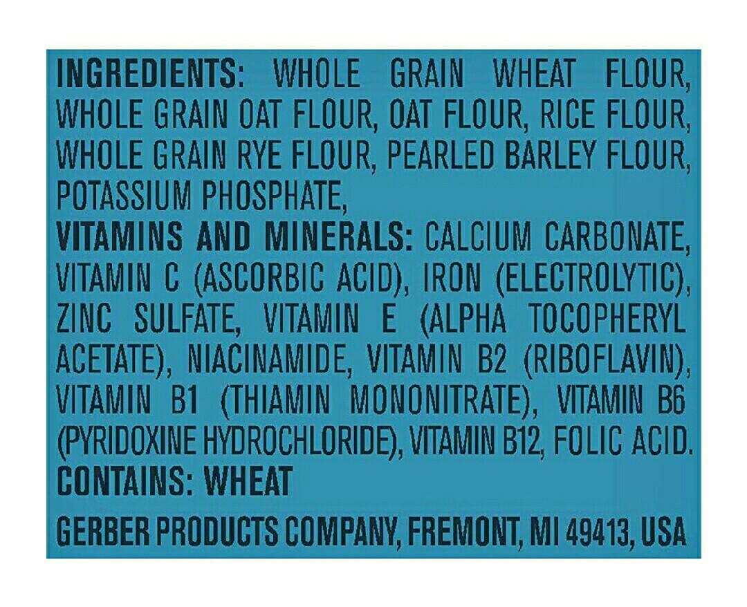 GERBER MultiGrain Baby Cereal, 8oz, Babies & Kids, Nursing & Feeding ...
