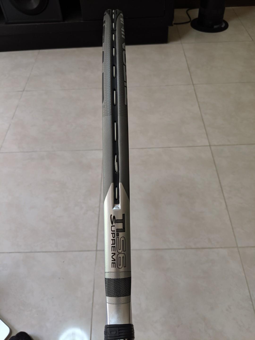 Head Ti.S6 Tennis Racket, Sports Equipment, Sports & Games, Racket ...