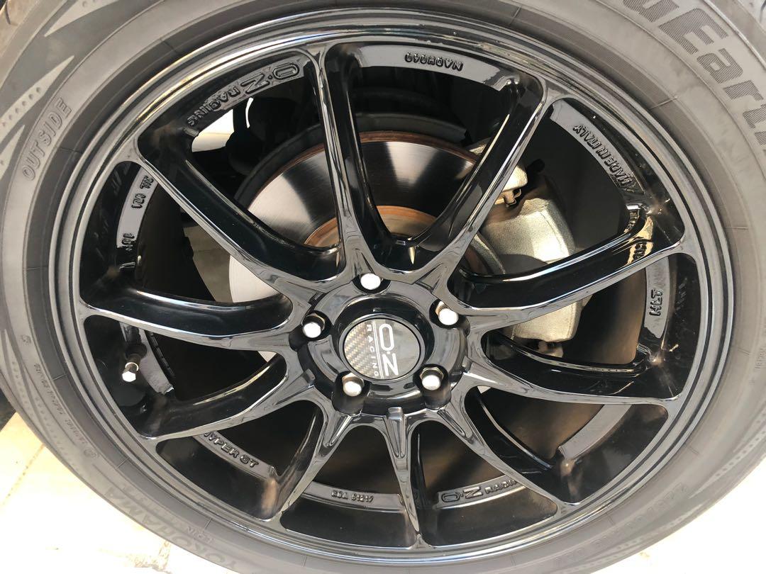 Honda HRV Vezel 18” Oz Hyper GT rim with tyre, Car Accessories, Tyres ...