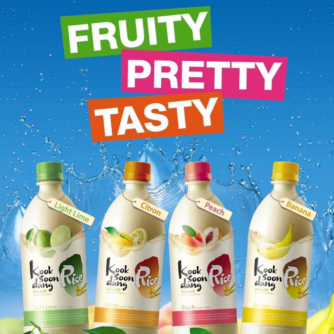 Korea Makgeolli Rice Wine, Food & Drinks, Alcoholic Beverages on Carousell