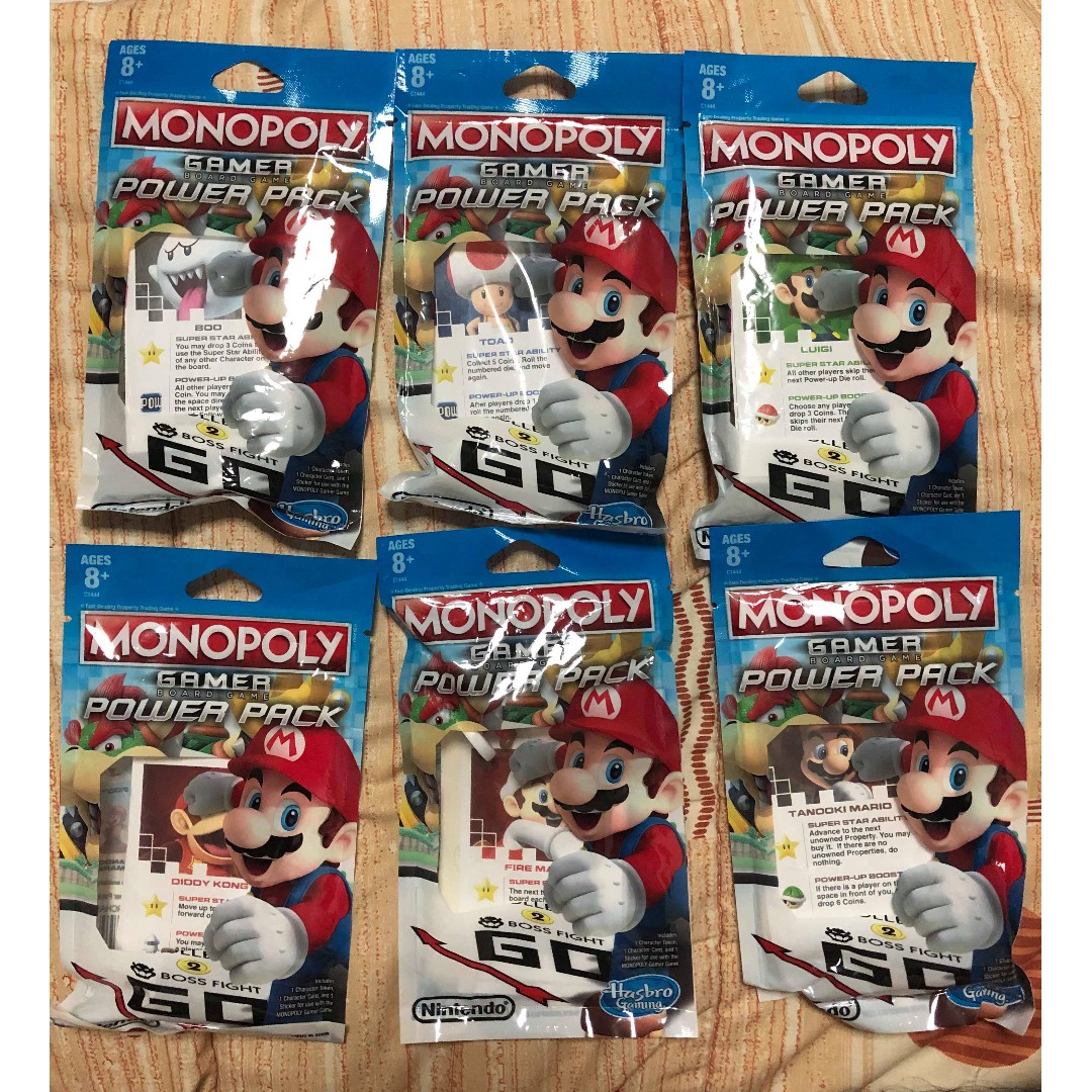 Monopoly Gamer Mario Power Pack (Additional Characters), Hobbies & Toys ...