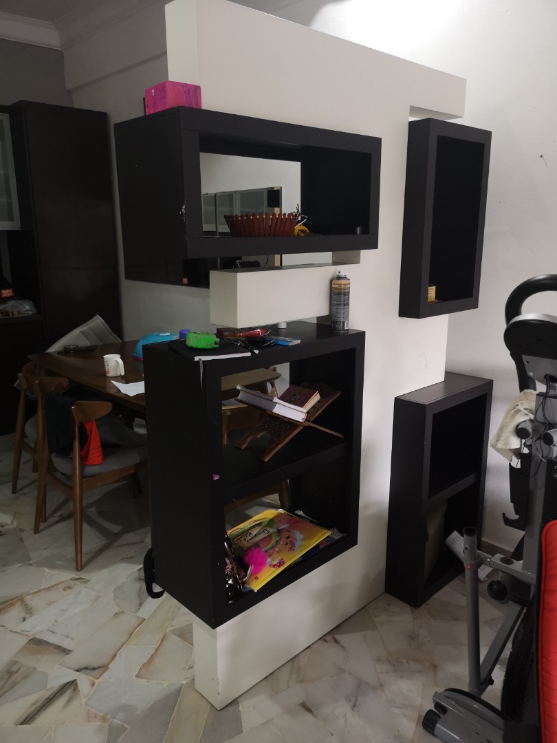 Partition rak / divider rak, Furniture & Home Living, Furniture ...