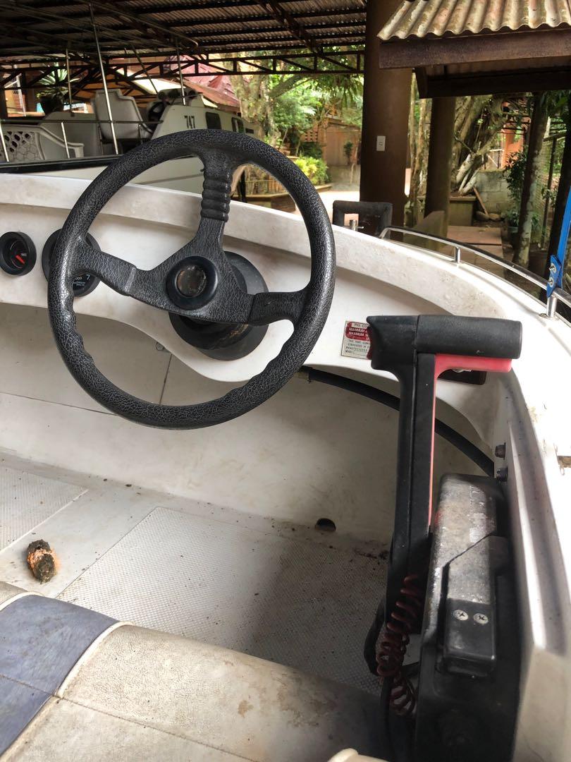 “Double Eagle” 2-seater Runabout Speedboat 12’ with 50hp Evinrude ...