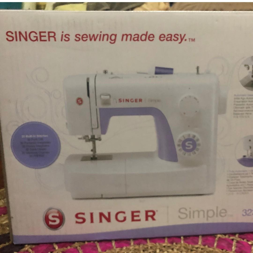 SINGER Simple 3232 Portable Sewing Machine, Hobbies & Toys, Stationary ...