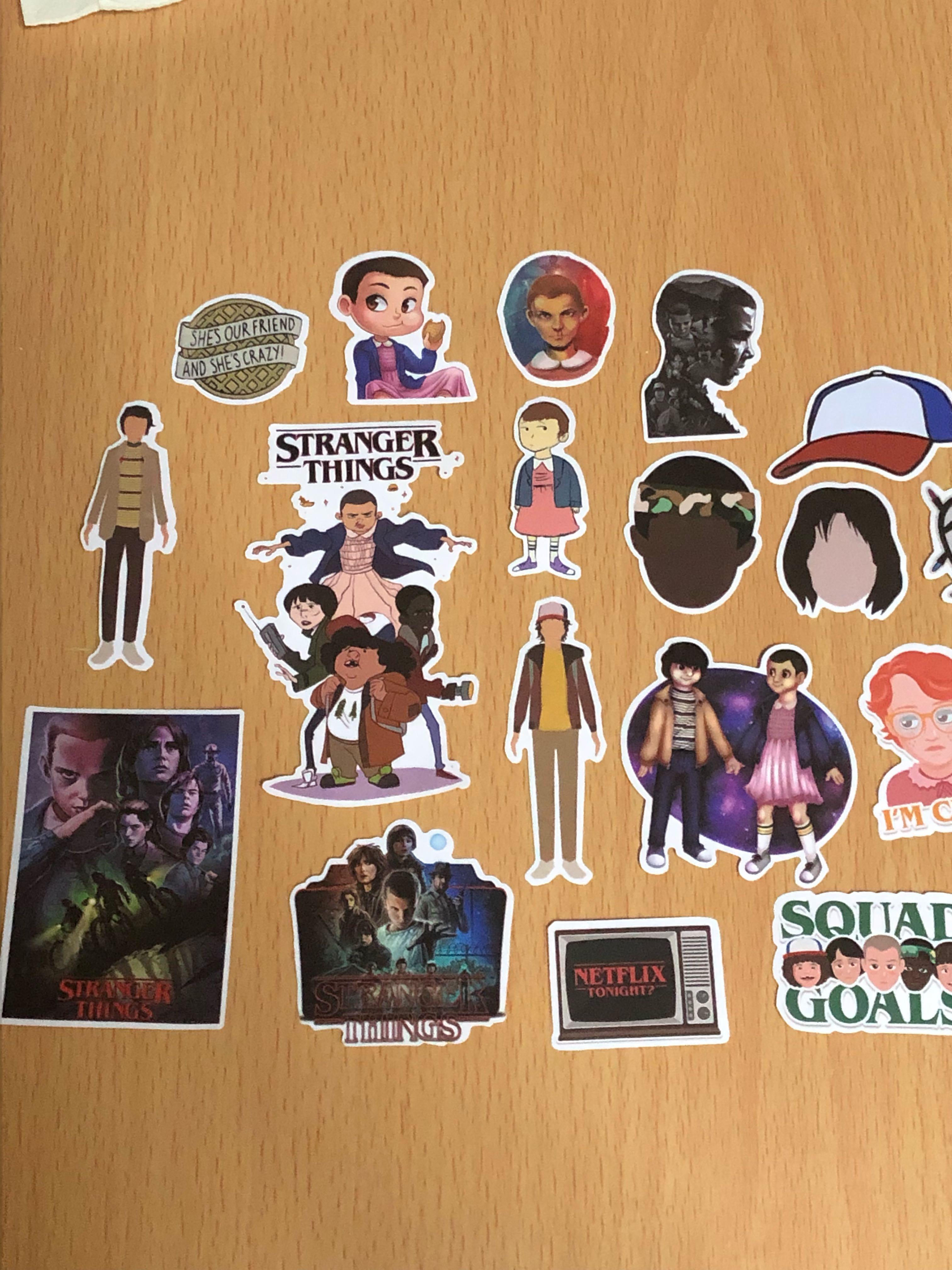 Stranger Things Stickers, Hobbies & Toys, Stationery & Craft, Art ...