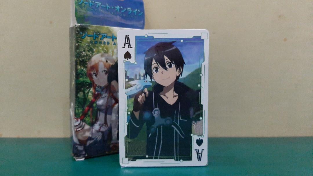 Sword Art Online Playing Cards, Hobbies & Toys, Toys & Games on Carousell