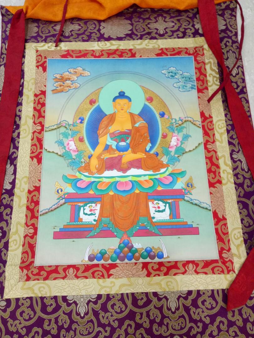 Tibetan Tangka, Hobbies & Toys, Memorabilia & Collectibles, Religious ...