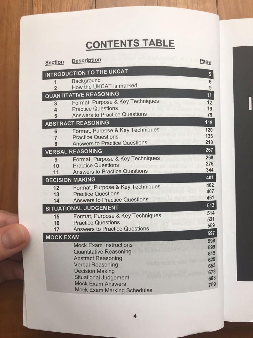 UCAT/UKCAT 1250 Questions Assessment Book, Hobbies & Toys, Books ...