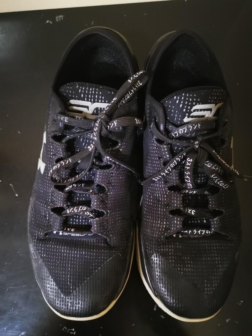Under Armour Steph Curry 2 Low (Black), Men's Fashion, Footwear ...