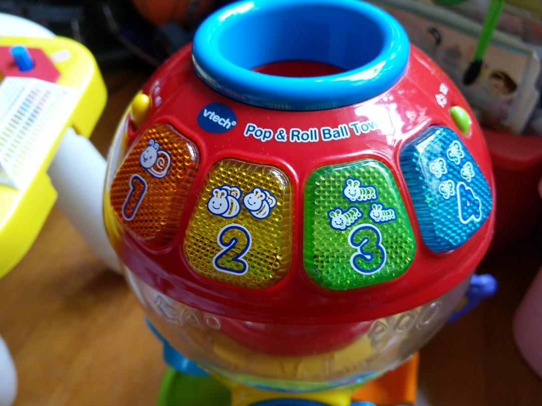 Vtech Pop &Roll Ball Tower, 兒童＆孕婦用品, 嬰兒玩具 - Carousell