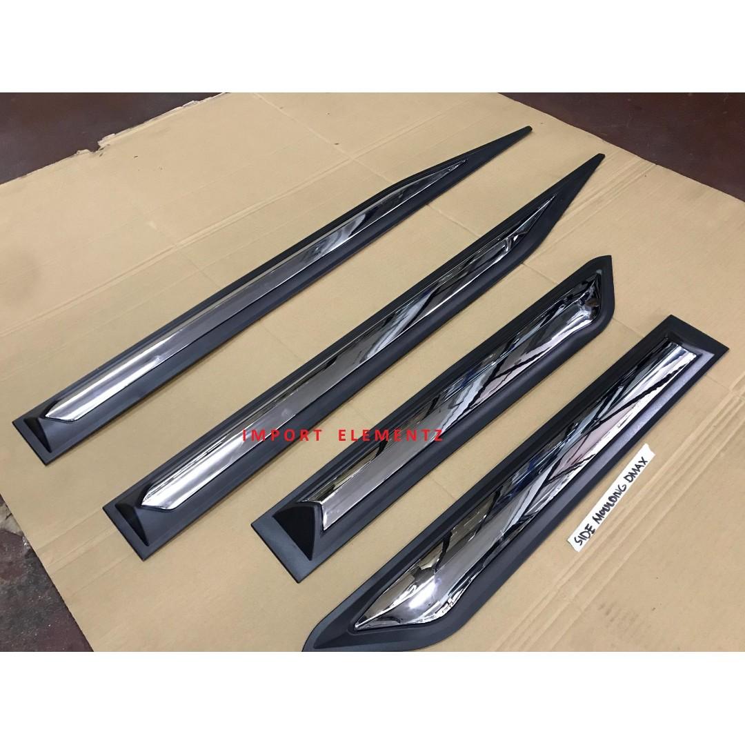 2012 to 2020 Isuzu Dmax Side Moulding Body Trim/Body Cladding Door ...