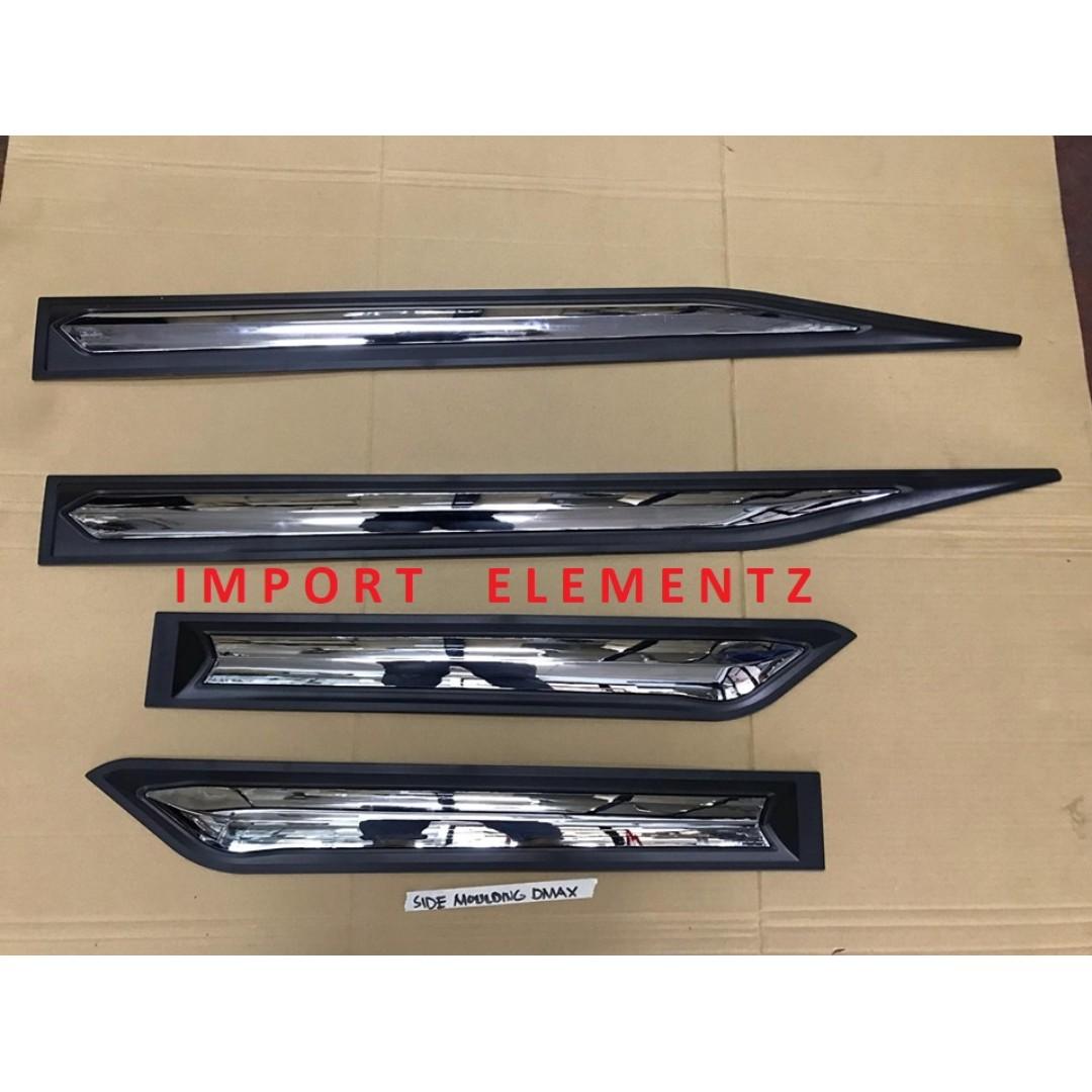 2012 to 2020 Isuzu Dmax Side Moulding Body Trim/Body Cladding Door ...