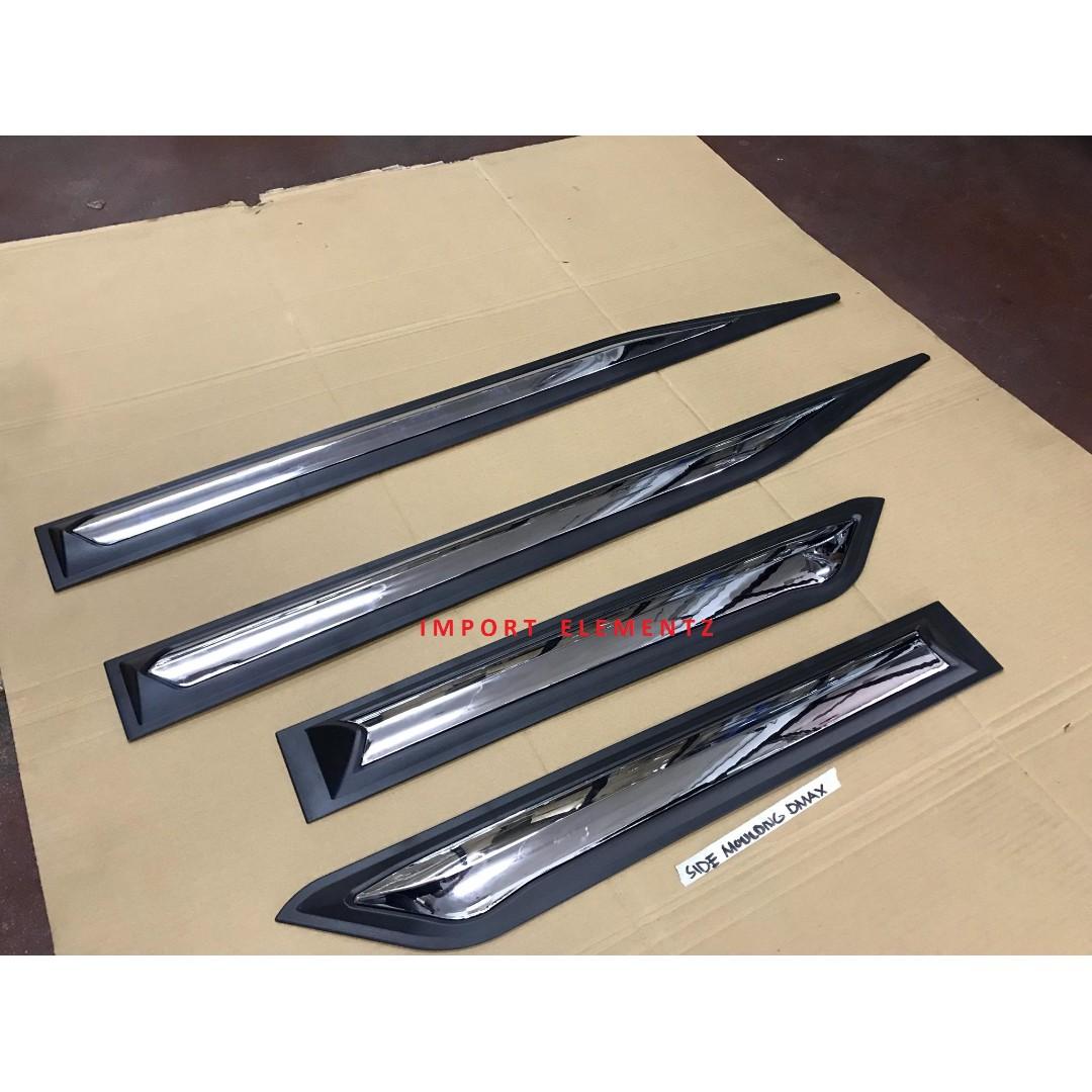 2012 to 2020 Isuzu Dmax Side Moulding Body Trim/Body Cladding Door ...