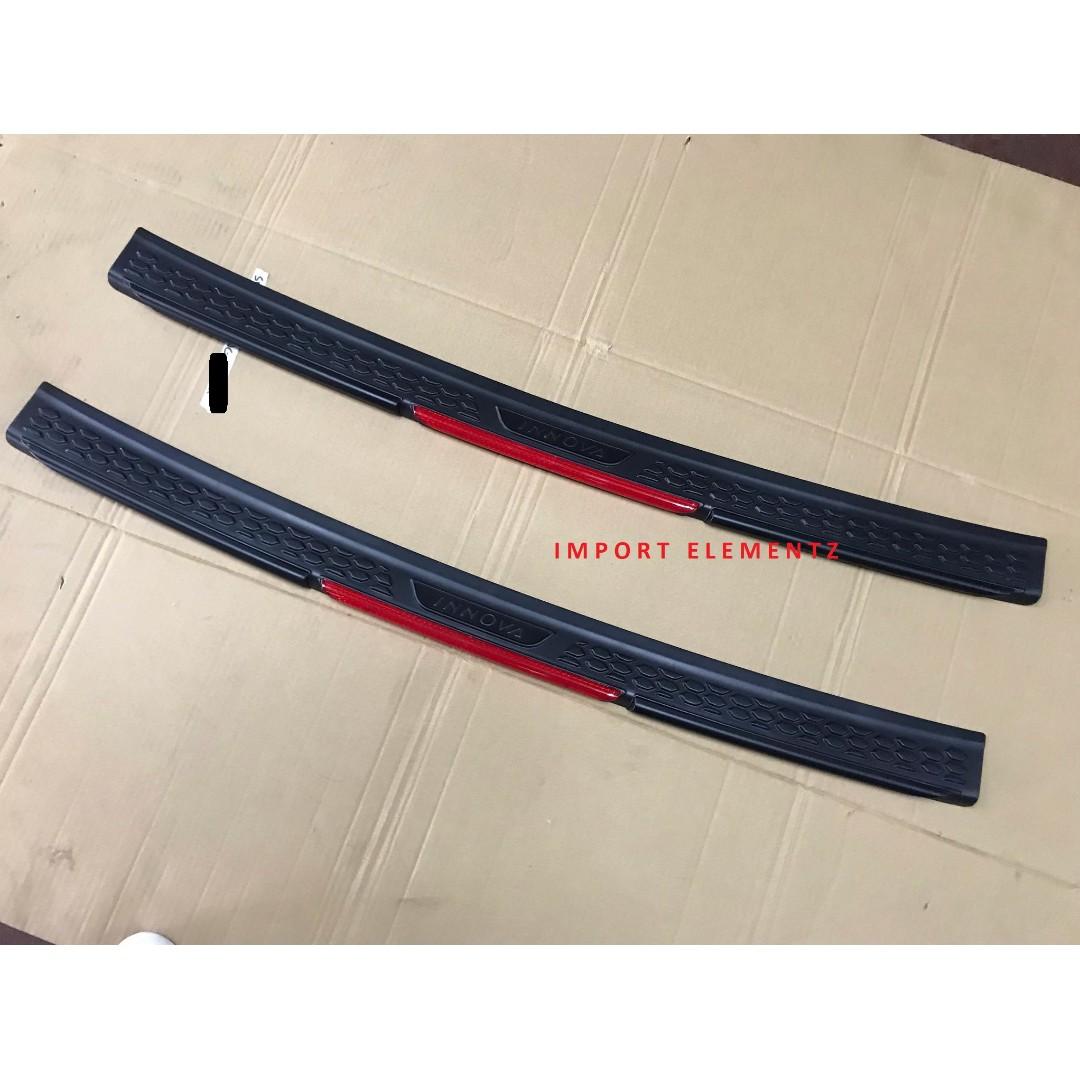 2016 to 2021 Toyota Innova Rear Stepsill /Rear Bumper Protector Cover ...