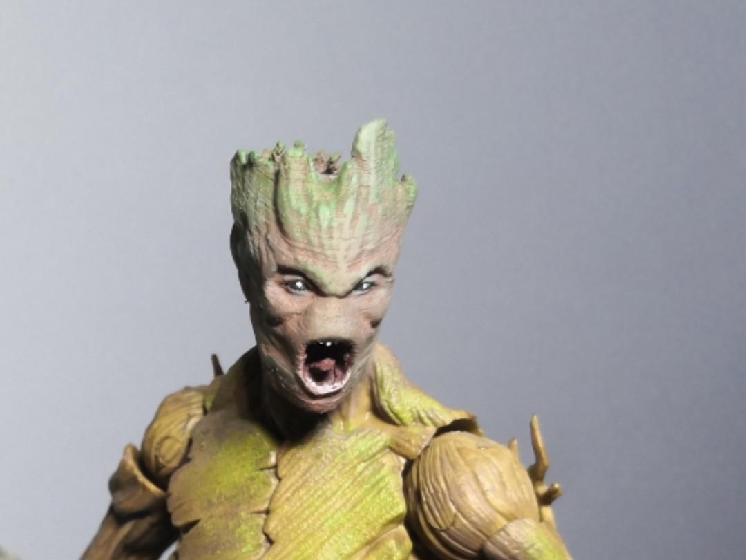 Custom 3D printed Angry Groot head, Toys & Games, Bricks & Figurines on ...