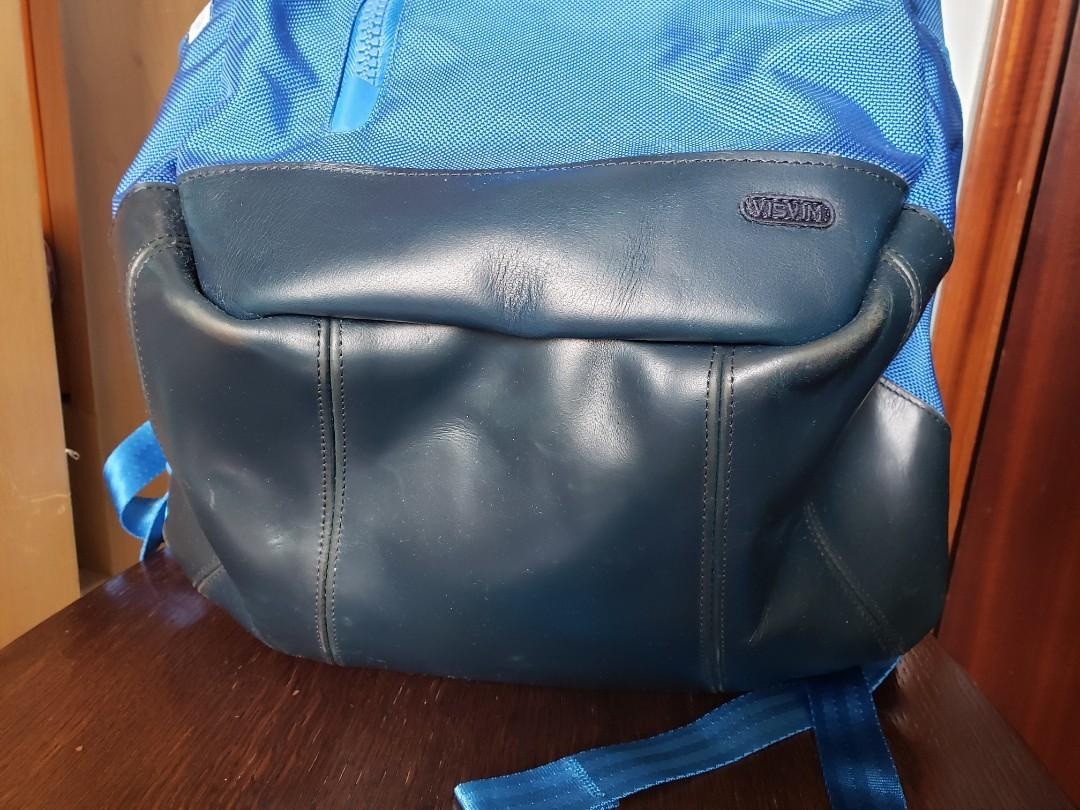 (極罕有) Visvim Ballistic 20L Blue 2010AW 93% New Backpack (Navy Horween ...