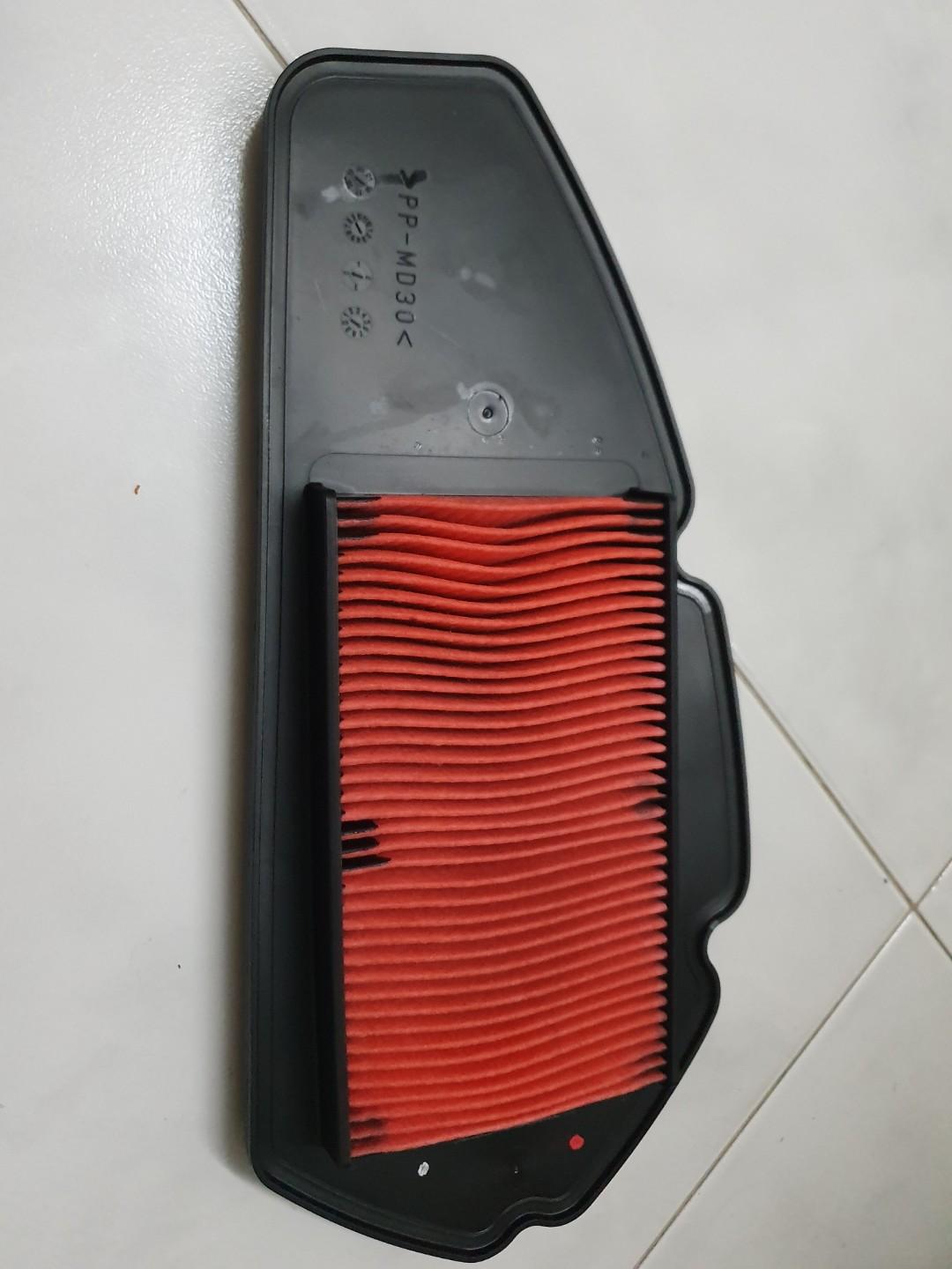 Aerox stock air filter, Motorcycles, Motorcycle Apparel on Carousell