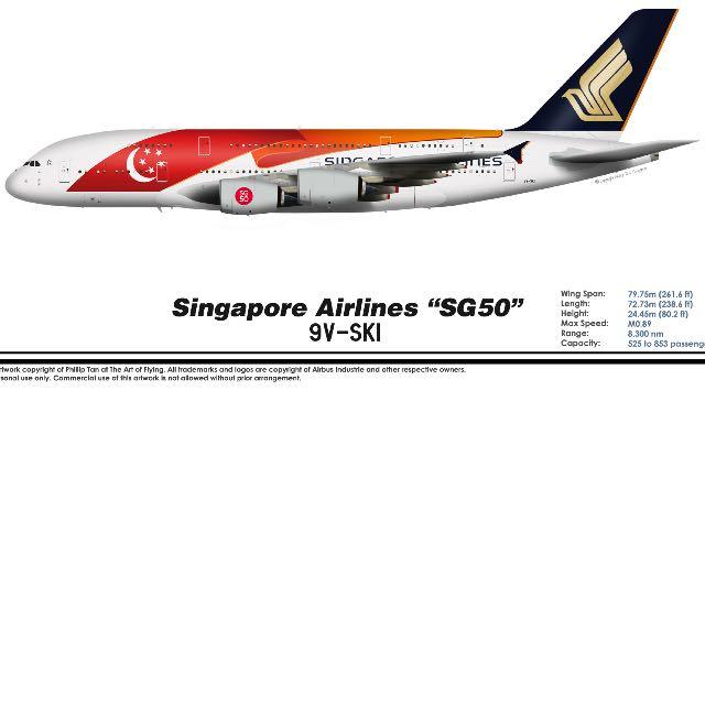 SIA A380 Aircraft Model 1:100, Hobbies & Toys, Toys & Games on Carousell