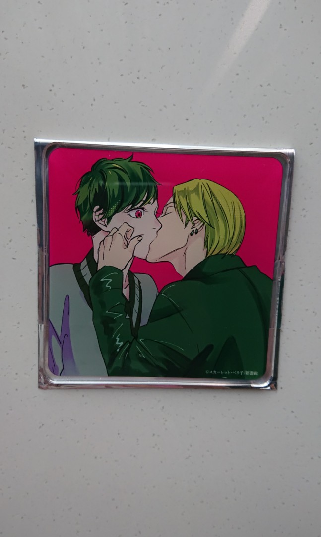 BL/YAOI Scarlet Beriko acrylic coaster [Yondaime Ooyamato Tatsuyuki], Hobbies & Toys ...