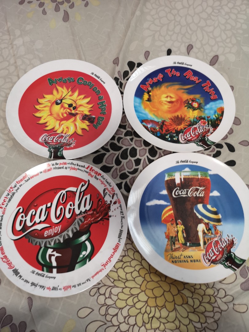 Coca cola plates for sale, Hobbies & Toys, Memorabilia & Collectibles ...