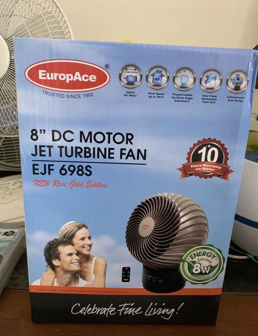 EuropAce DC Jet Turbine Fan BRAND NEW, Furniture & Home Living ...