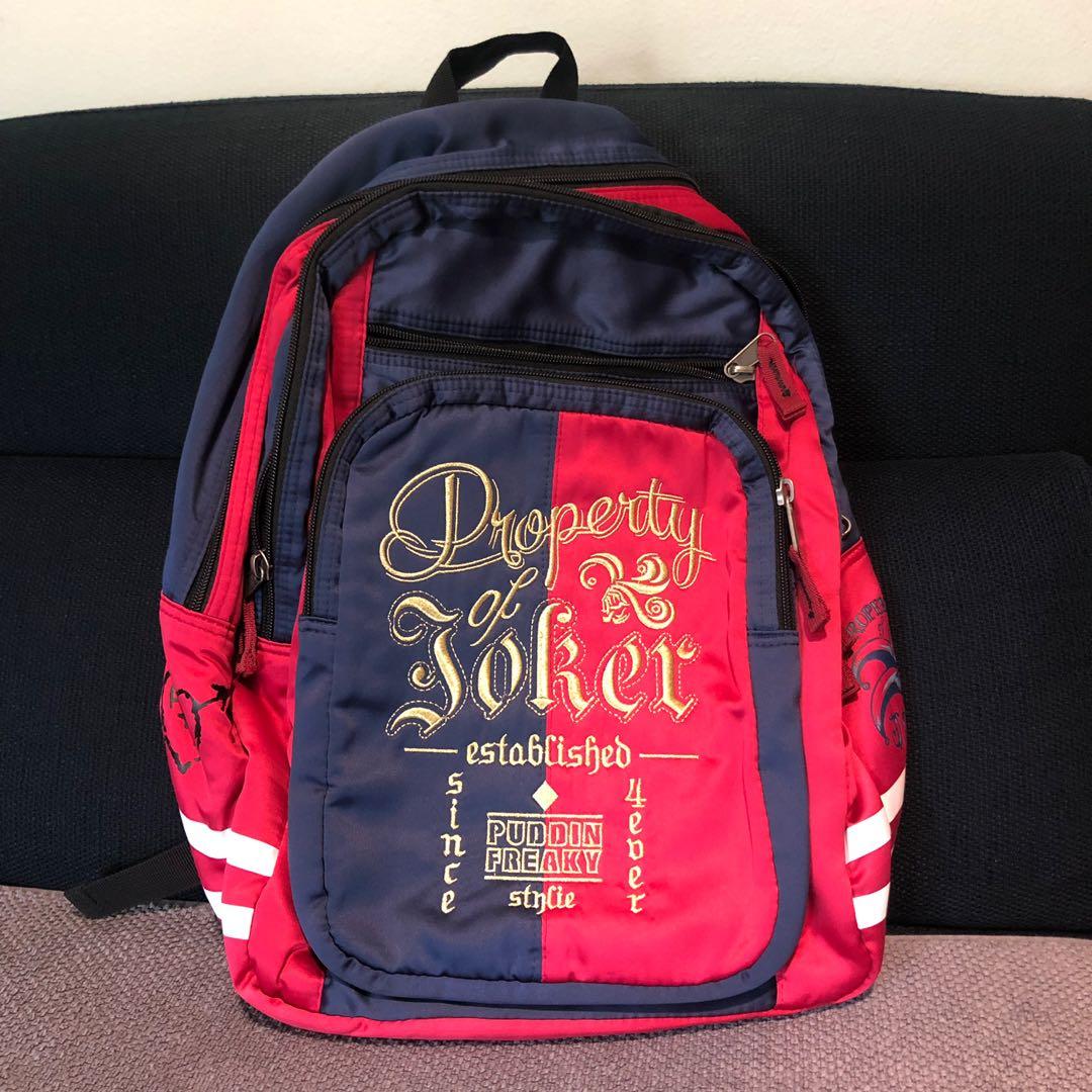 harley quinn officially licensed backpack, Women's Fashion, Bags ...