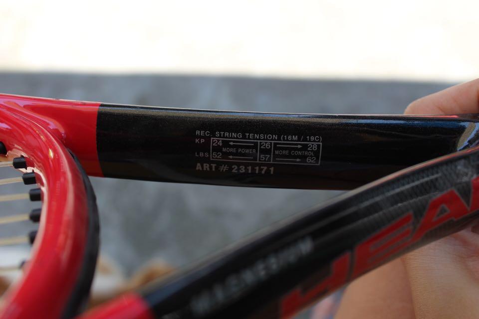 Head magnesium tennis racket, Sports Equipment, Other Sports Equipment ...