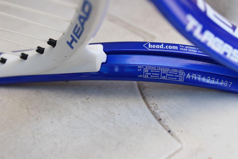 Head TI Agassi 25 tennis racket, Sports Equipment, Sports & Games, Golf ...