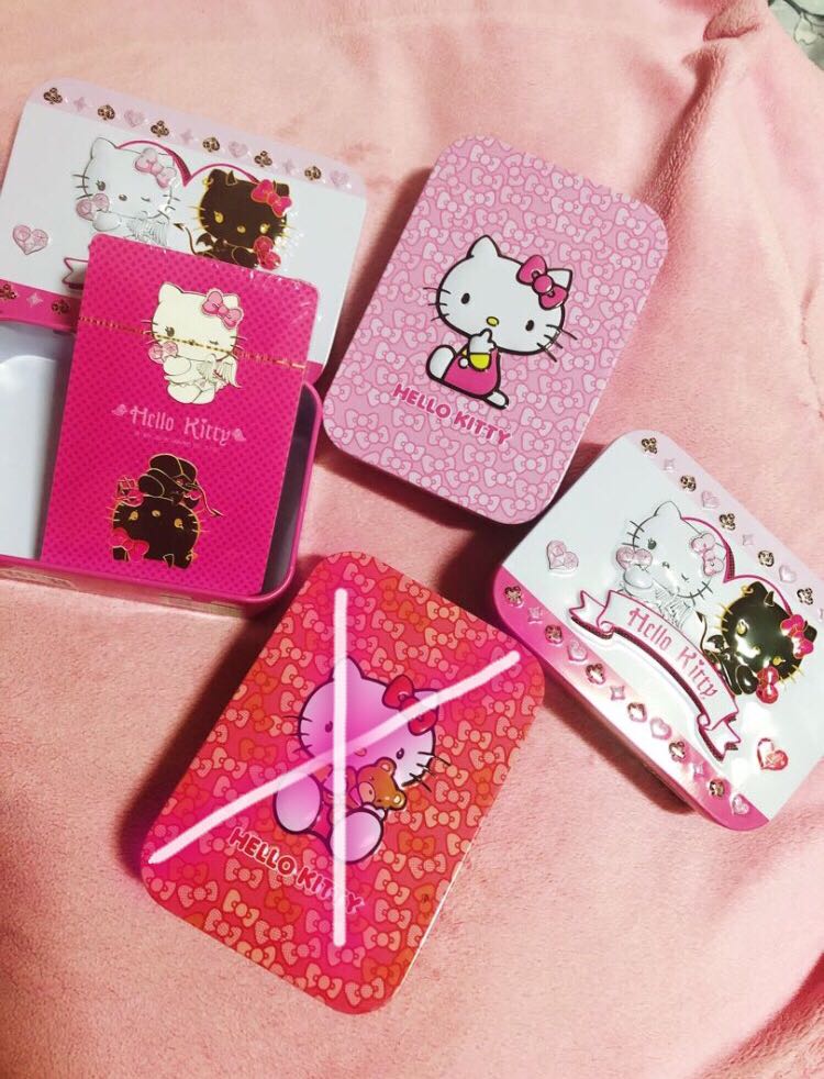 Hello Kitty Poker Card, Hobbies & Toys, Toys & Games on Carousell