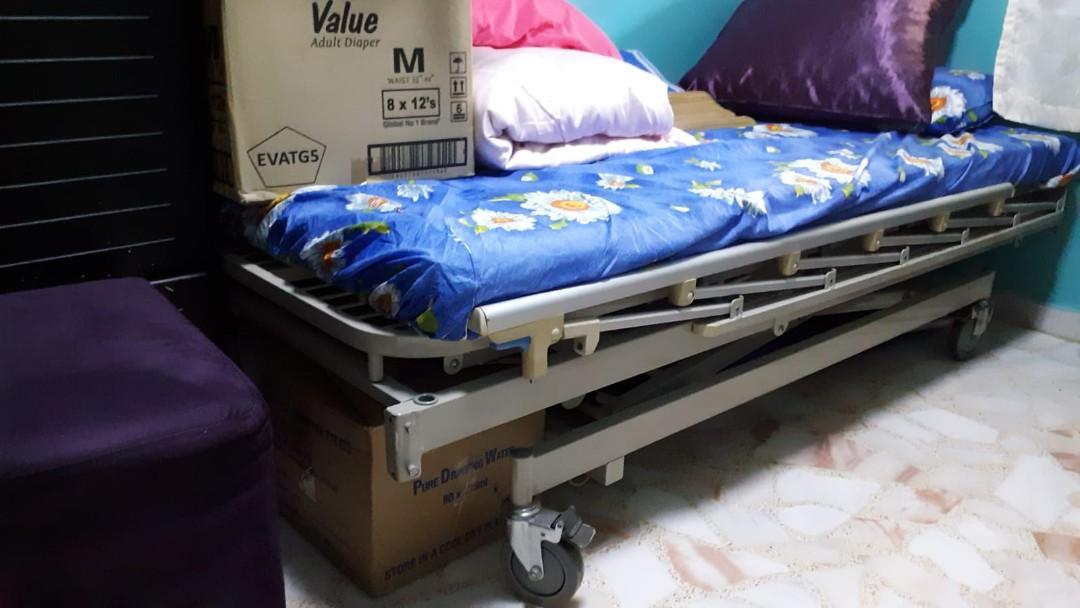 Hospital /Nursing bed to bless, Furniture & Home Living, Furniture, Bed ...
