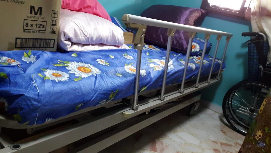 Hospital /Nursing bed to bless, Furniture & Home Living, Furniture, Bed ...