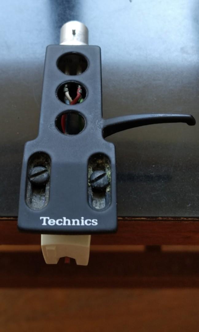 Genuine Technics headshell with Stanton DL 500 AL cartridge + 3 styli ...