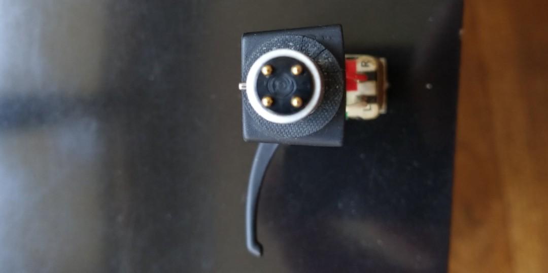 Genuine Technics headshell with Stanton DL 500 AL cartridge + 3 styli ...