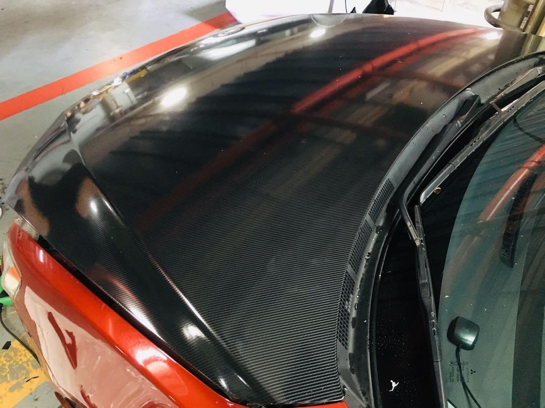 Carbon gloss bonnet wrapping atome installment from $33 monthly, Car ...