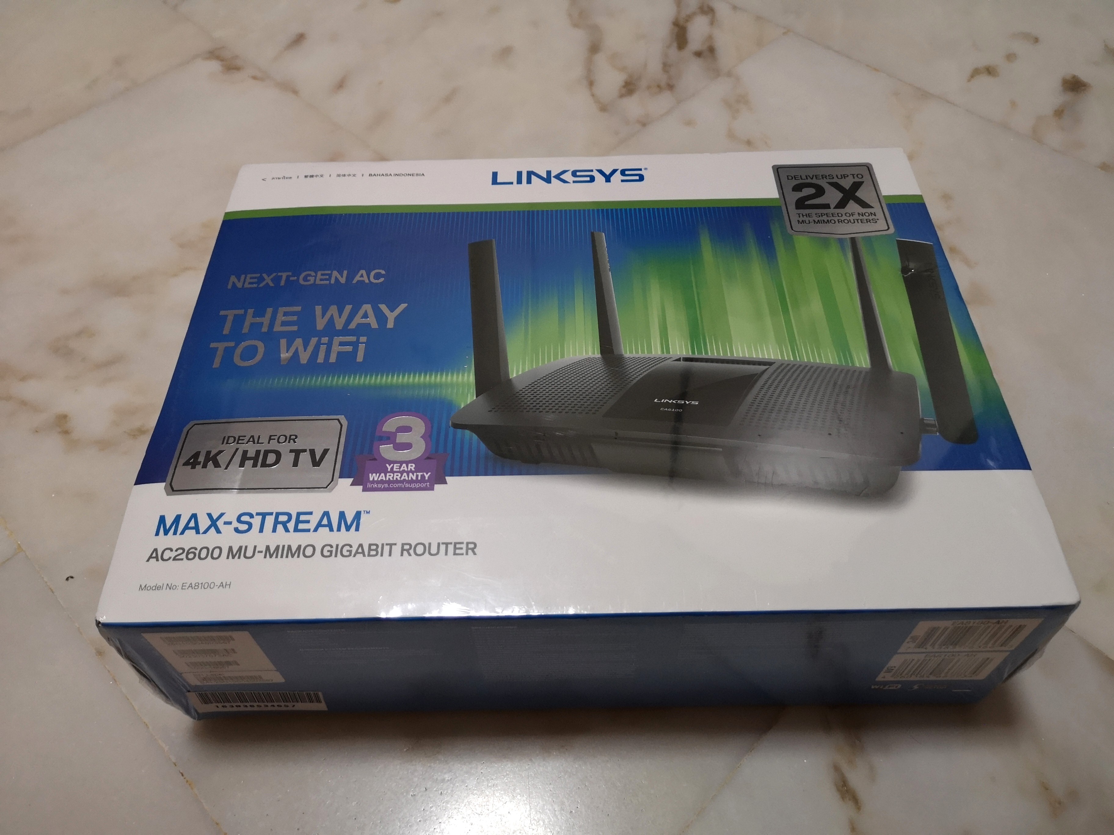 Linksys EA8100 Max-Stream AC2600 MU-MIMO Gigabit WiFi Router, Computers ...
