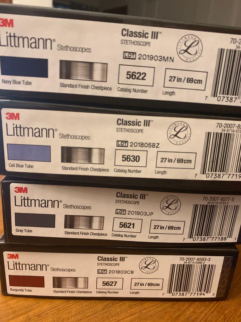Littmann Classic III Stethoscope Caribbean Blue 4000, Commercial ...