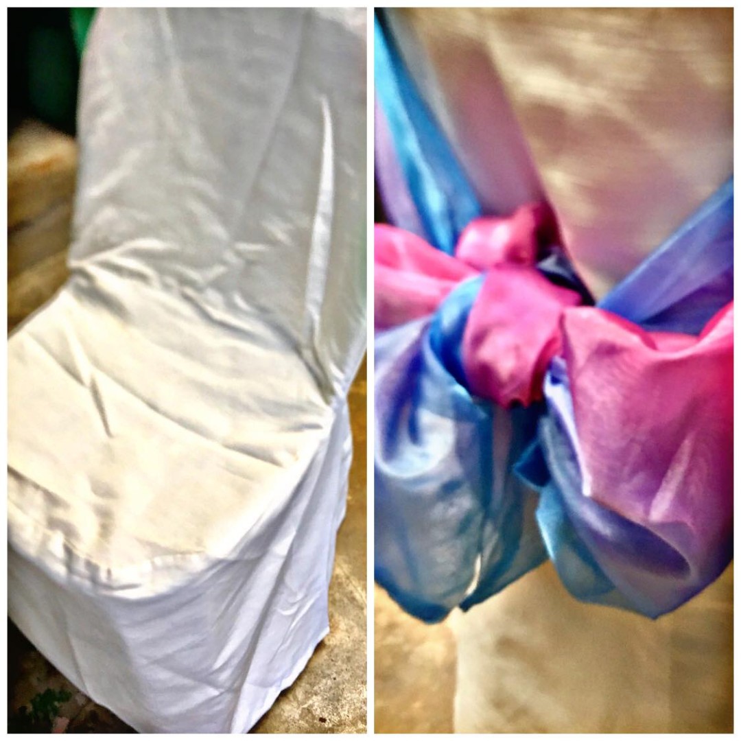 Monoblock Chair Cover and Accent, Furniture & Home Living, Home ...