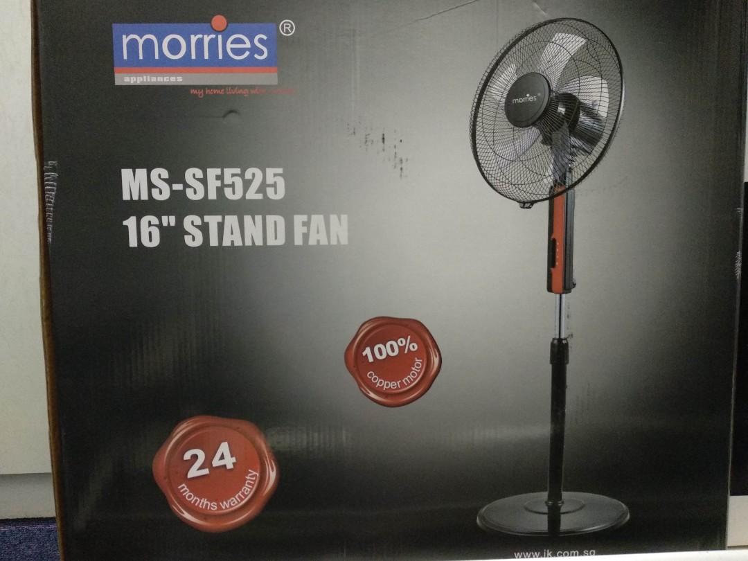 Morries Stand Fan 16", Furniture & Home Living, Lighting & Fans, Fans ...