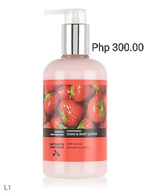 M&S Beauty Strawberry Hand and Body Lotion, Beauty & Personal Care ...