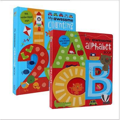My Awesome Alphabet & Counting Books (2 books/set), Hobbies & Toys ...