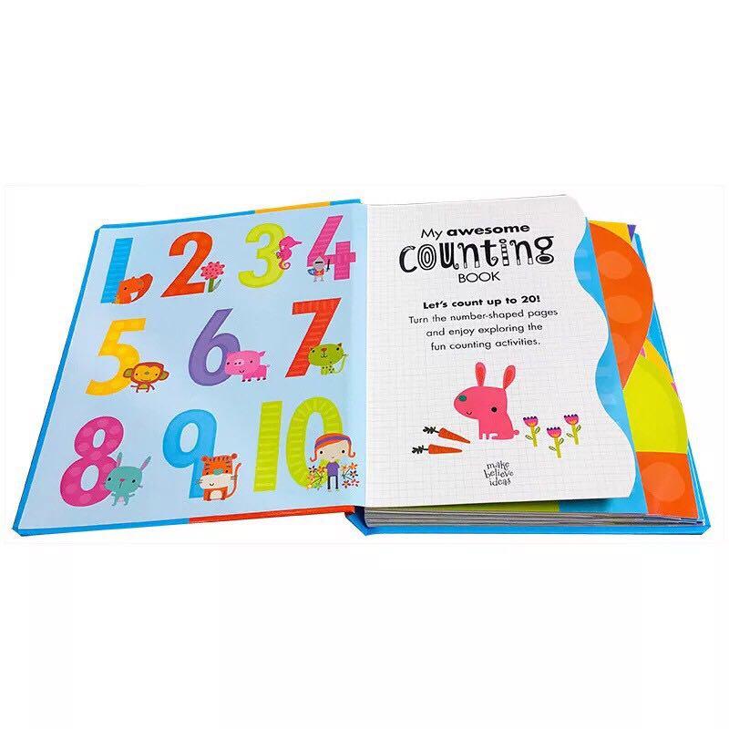 My Awesome Alphabet & Counting Books (2 books/set), Hobbies & Toys ...