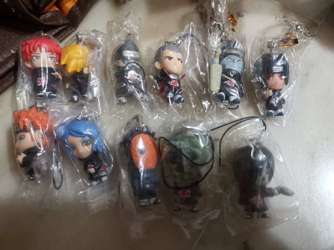 Naruto Akatsuki Keychain, Hobbies & Toys, Toys & Games on Carousell