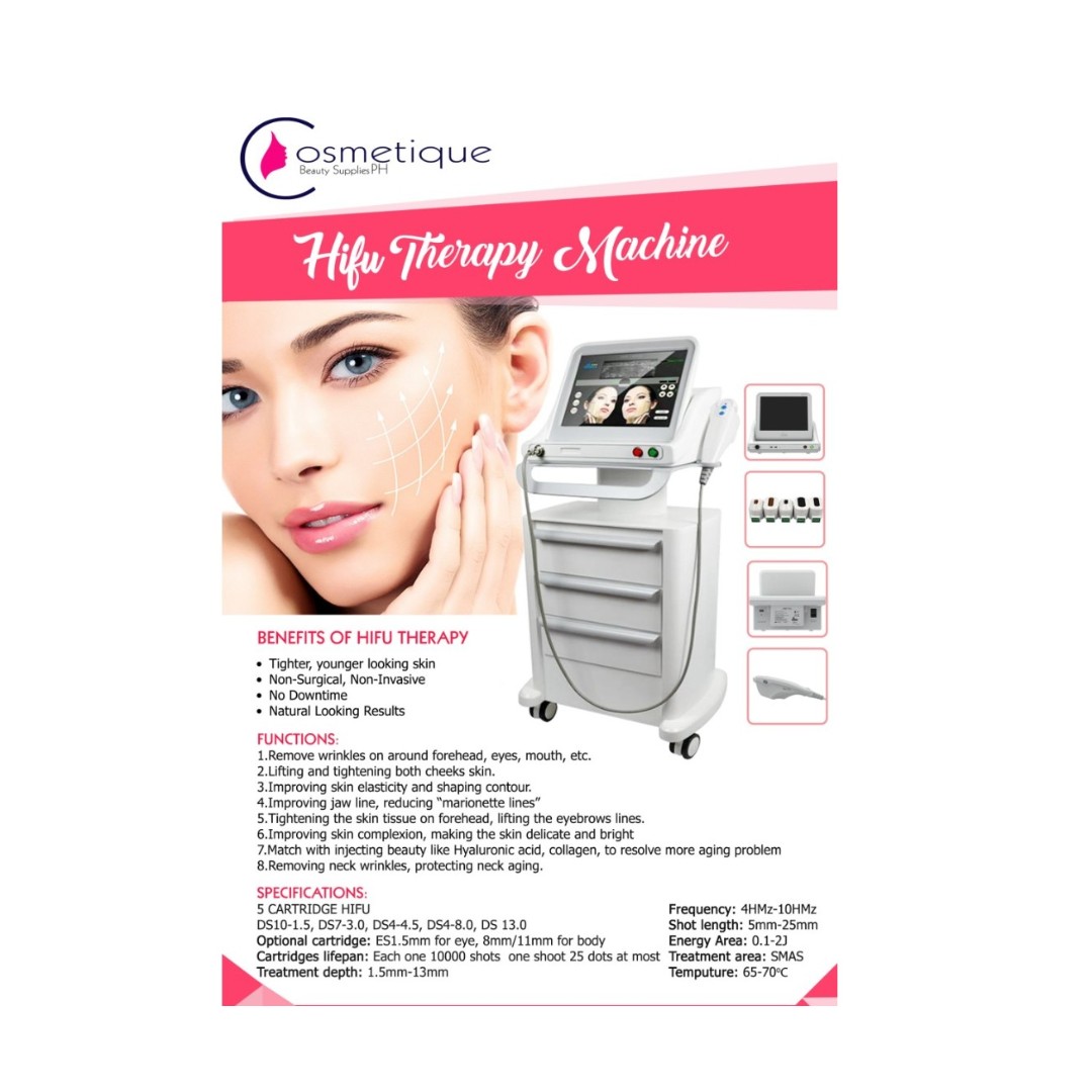 Non Invasive For Clinic SPA HIFU High intense Focused Ultrasound face Lifting Body contouring ...