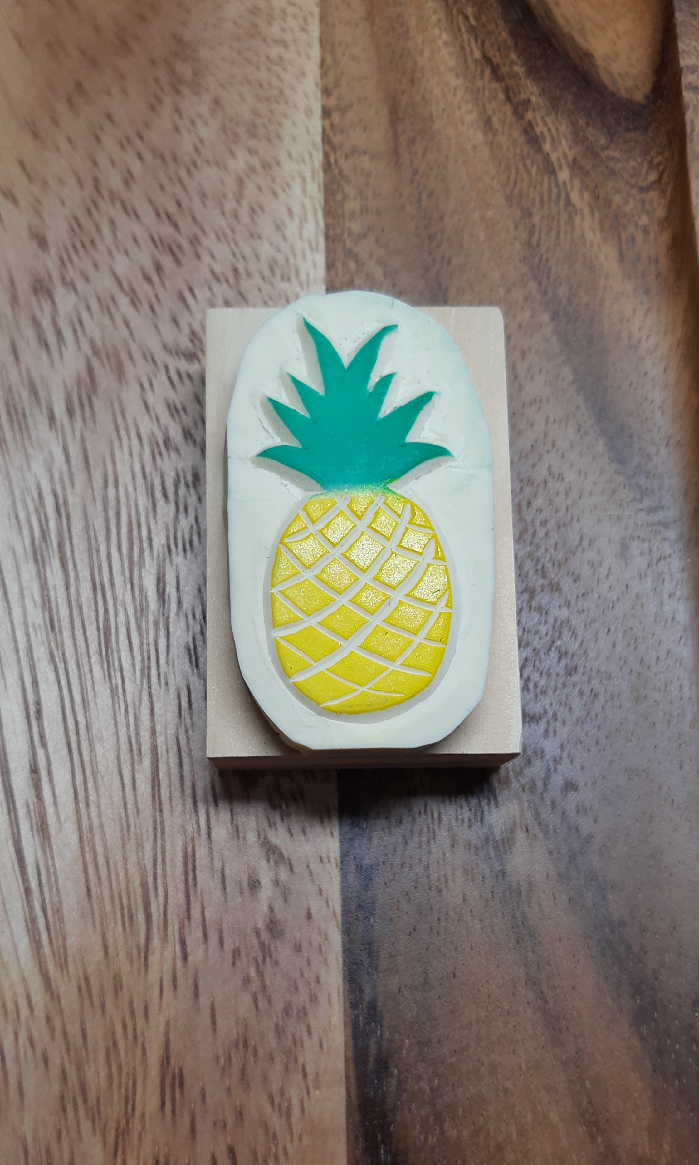 Pineapple Stamp, Hobbies & Toys, Stationery & Craft, Handmade Craft on ...